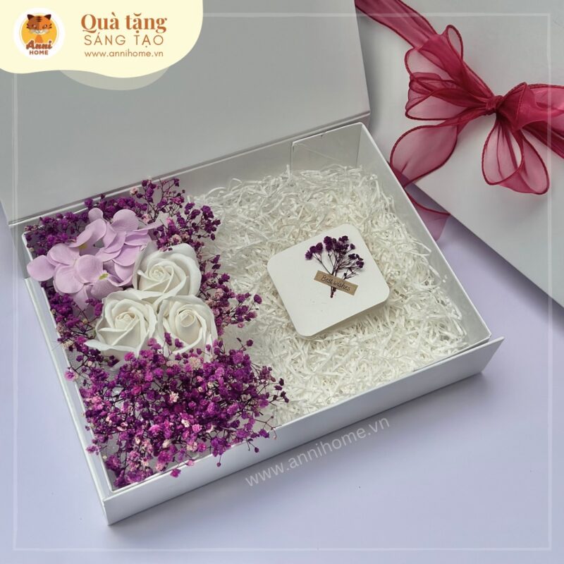 Floral Box - Hộp đựng quà size 29,5*21*7 cm | Anni Home - Anni Handmade